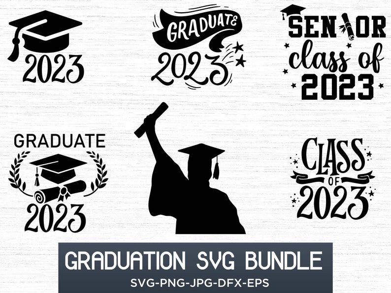 Graduation Svg Bundle, Graduation Svg, Png, Graduation Cut Files for ...