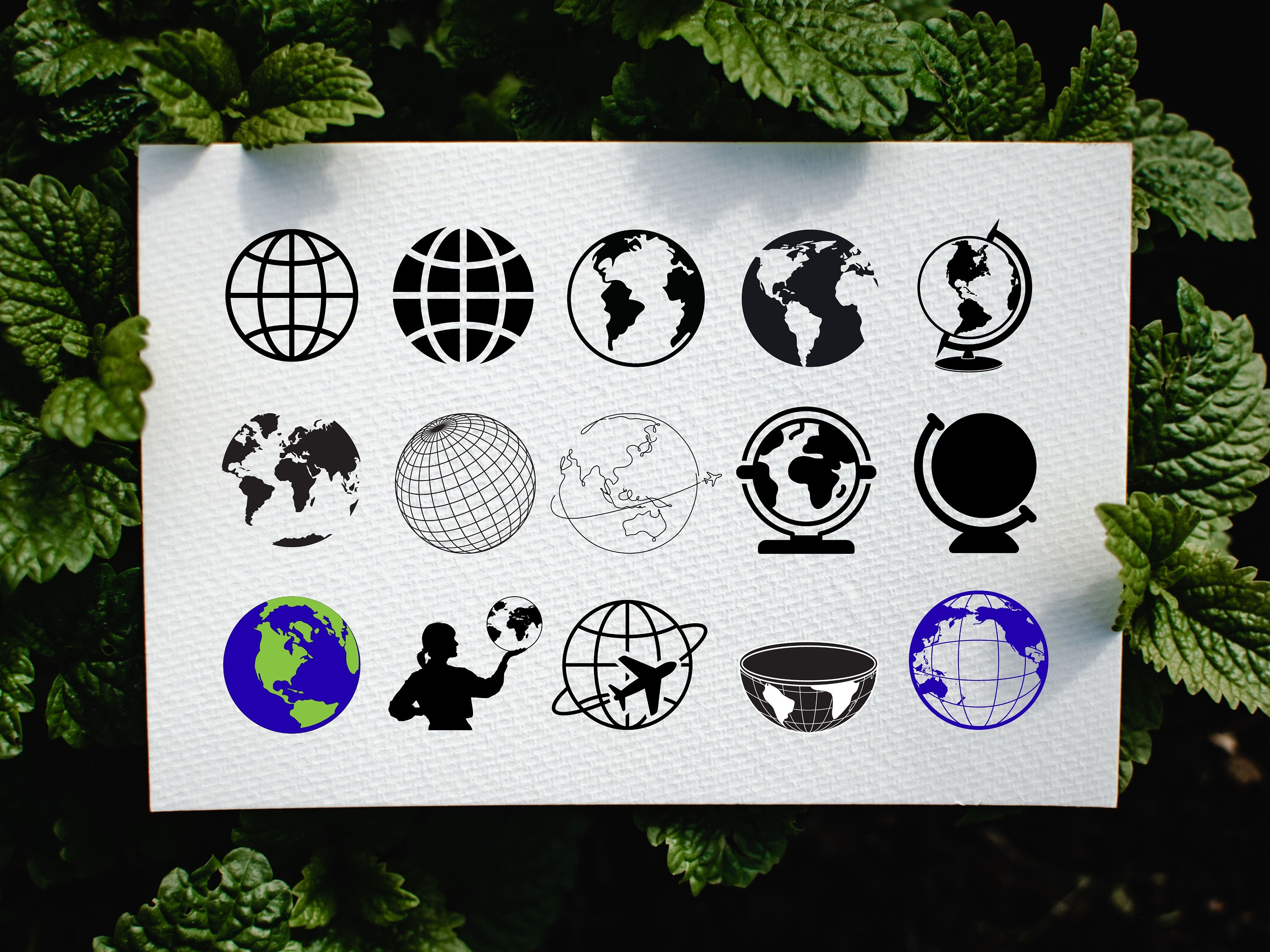 Globe Svg Bundle, Globe Svg, Earth Svg, Snow Globe Svg, World Svg ...