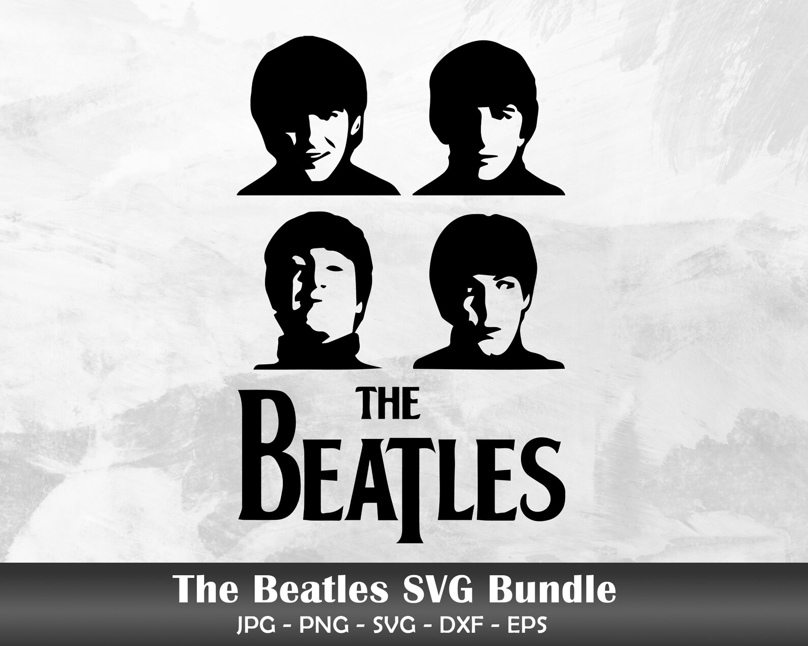 The Beatles SVG Bundle, the Beatles Svg, the Beatles Png, Music SVG Svg ...