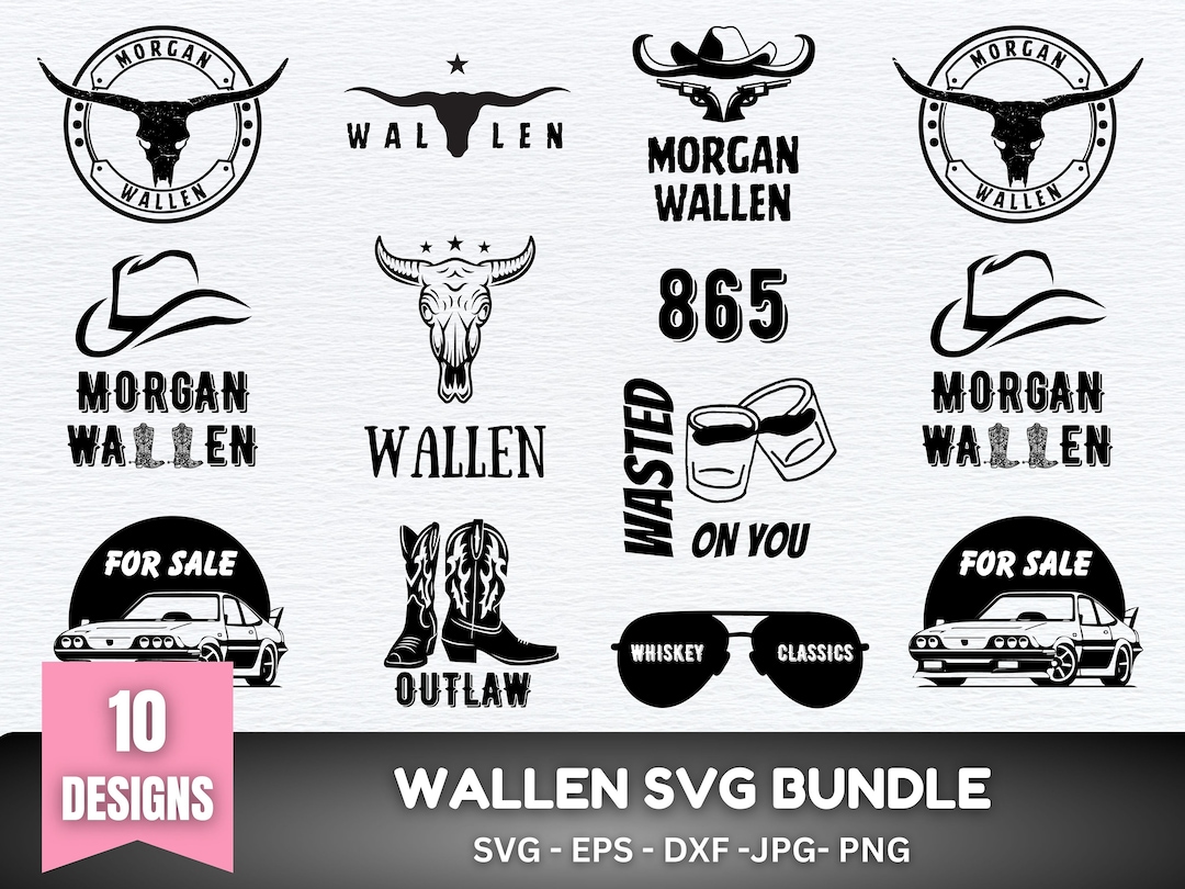 Wallen Bundle Svg, Png, Wallen Png, Wallen Bullhead Svg, Cowboy Wallen ...