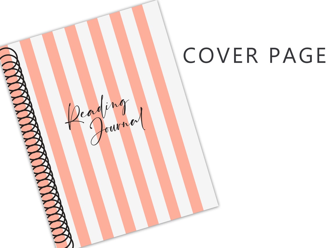 Printable Reading Journal Book Tracker Reading Planner Book - Etsy