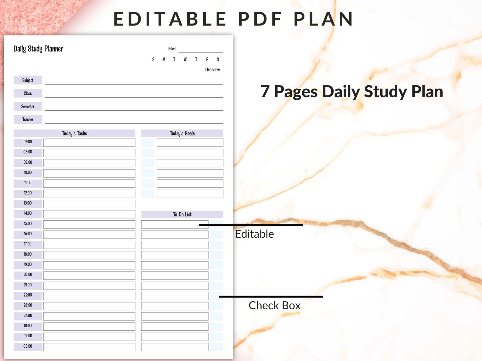 Editable Language Study Planner, Language Study Journal, Language ...