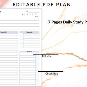 Editable Language Study Planner, Language Study Journal, Language ...