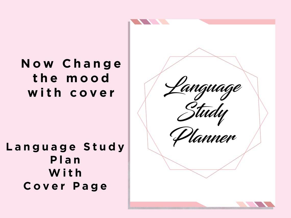 Printable Language Study Planner Language Study Journal - Etsy
