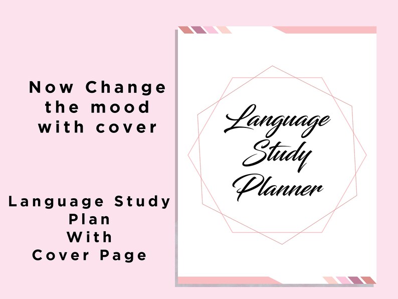 Printable Language Study Planner, Language Study Journal, Language ...