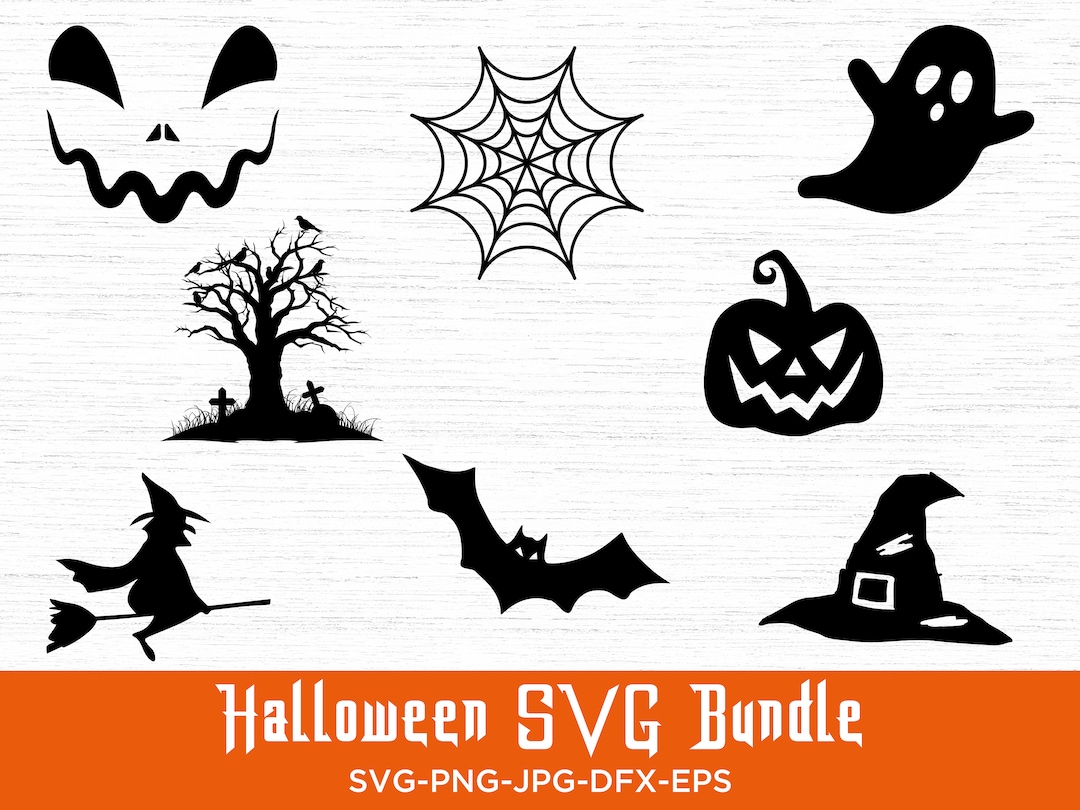 Halloween Svg Bundle, Halloween Svg Files for Cricut, Halloween Svg Cut ...