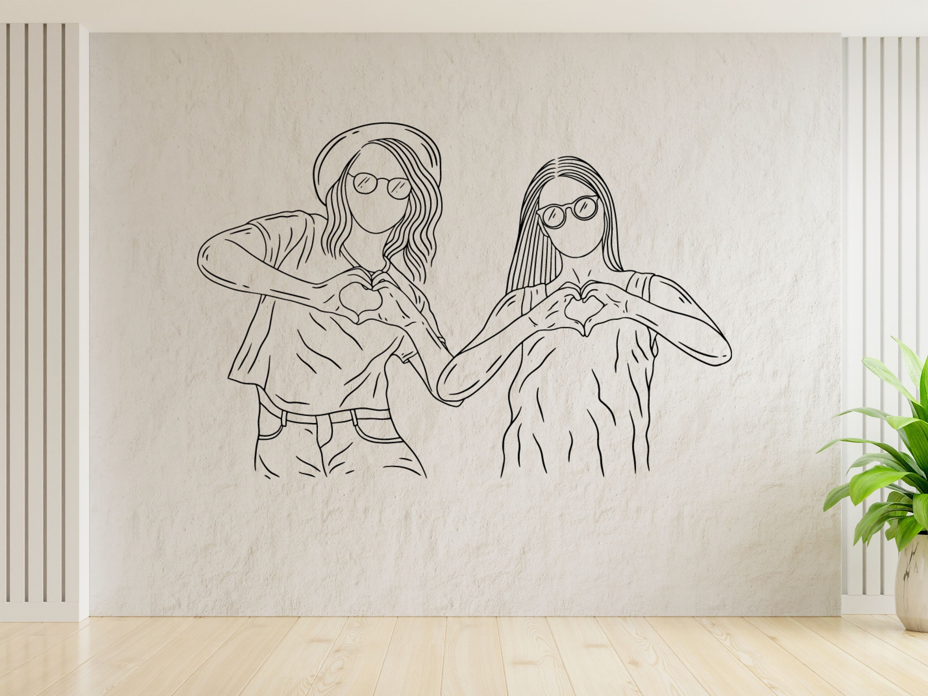 Mejores amigos svg paquete amistad svg paquete amigos svg - Etsy México