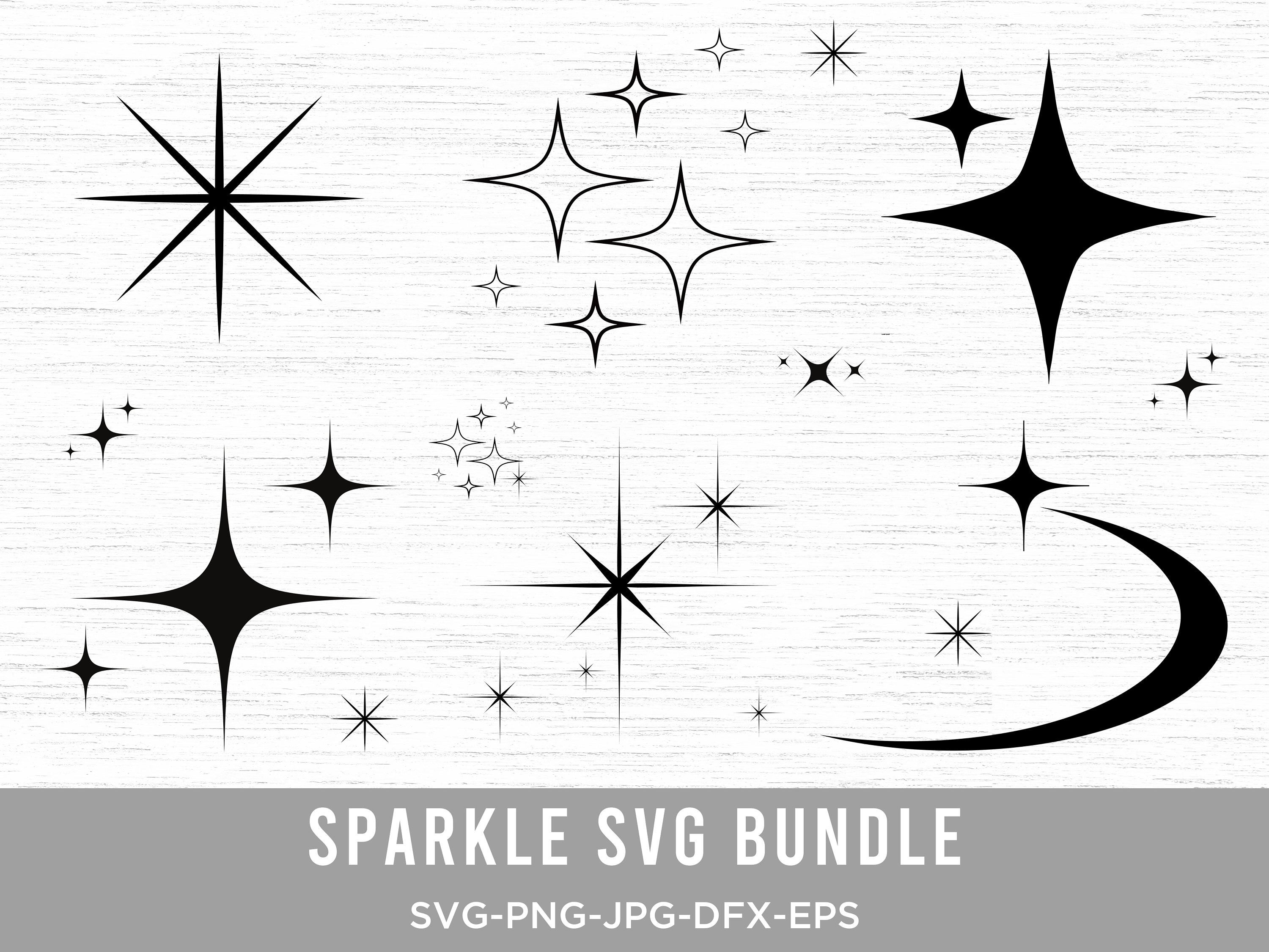 Sparkle Svg Bundle Sparkle Cut File Sparkle Clipart Bright - Etsy