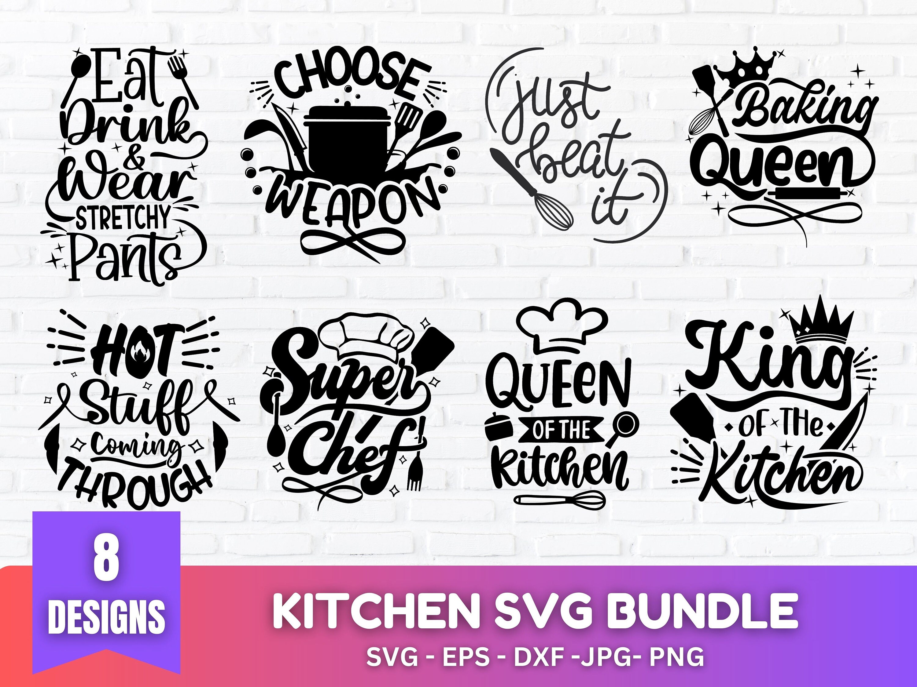 Kitchen Svg Bundle, Kitchen Svg, Kitchen Quotes Svg, Funny Kitchen Sign ...