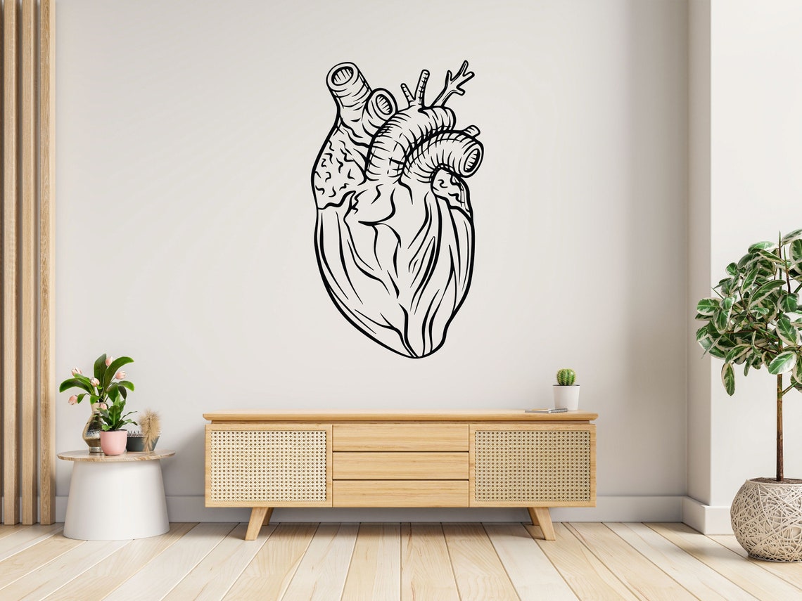 Anatomical Heart Svg File Heart Svg Bundle Human Heart Png - Etsy