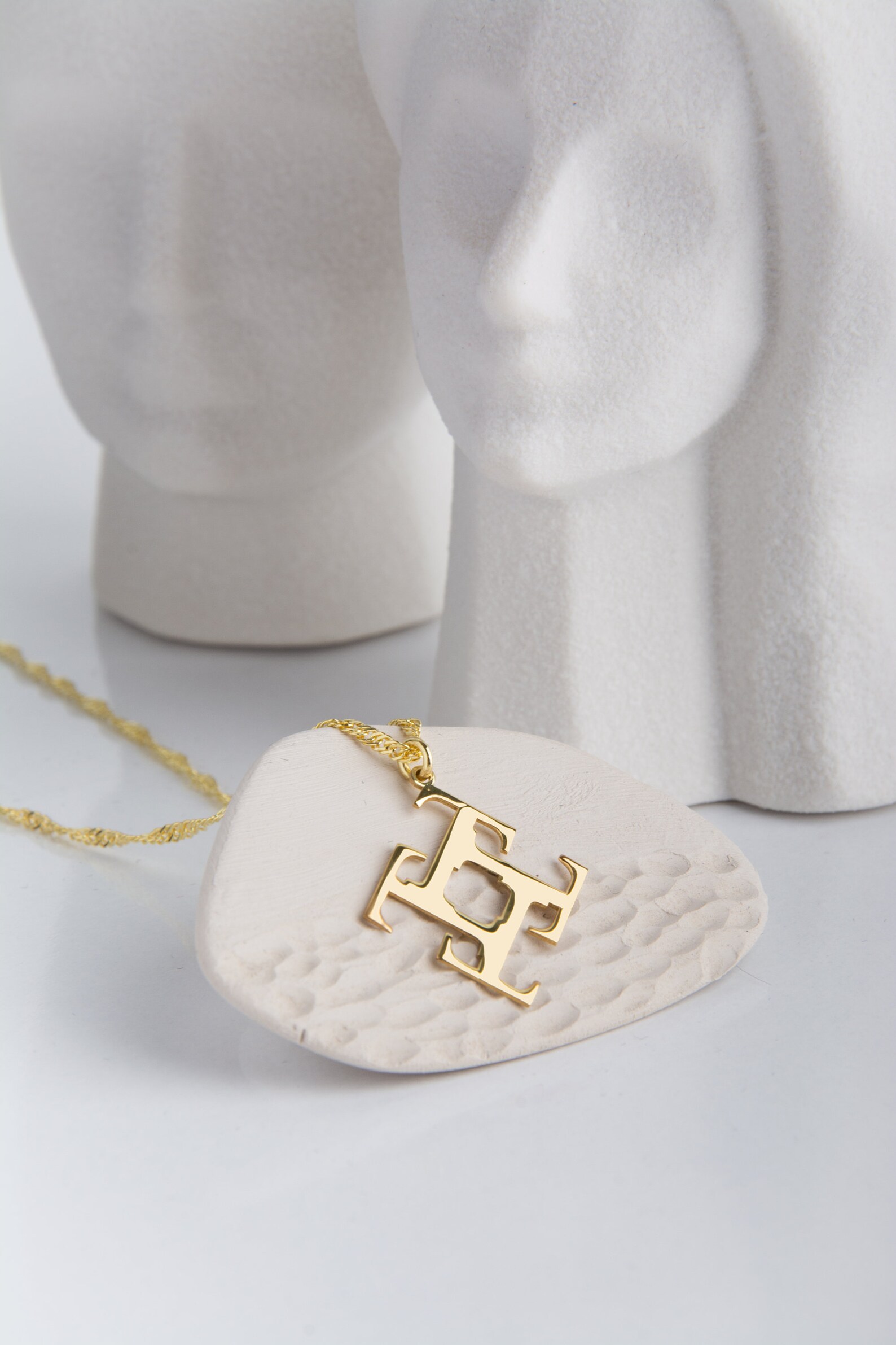 Personalized Initial Necklace: Sterling Silver Custom Letter Pendant - Etsy