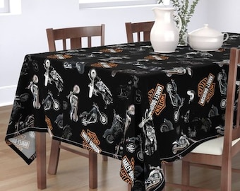 Harley Davidson Table Cover - Etsy