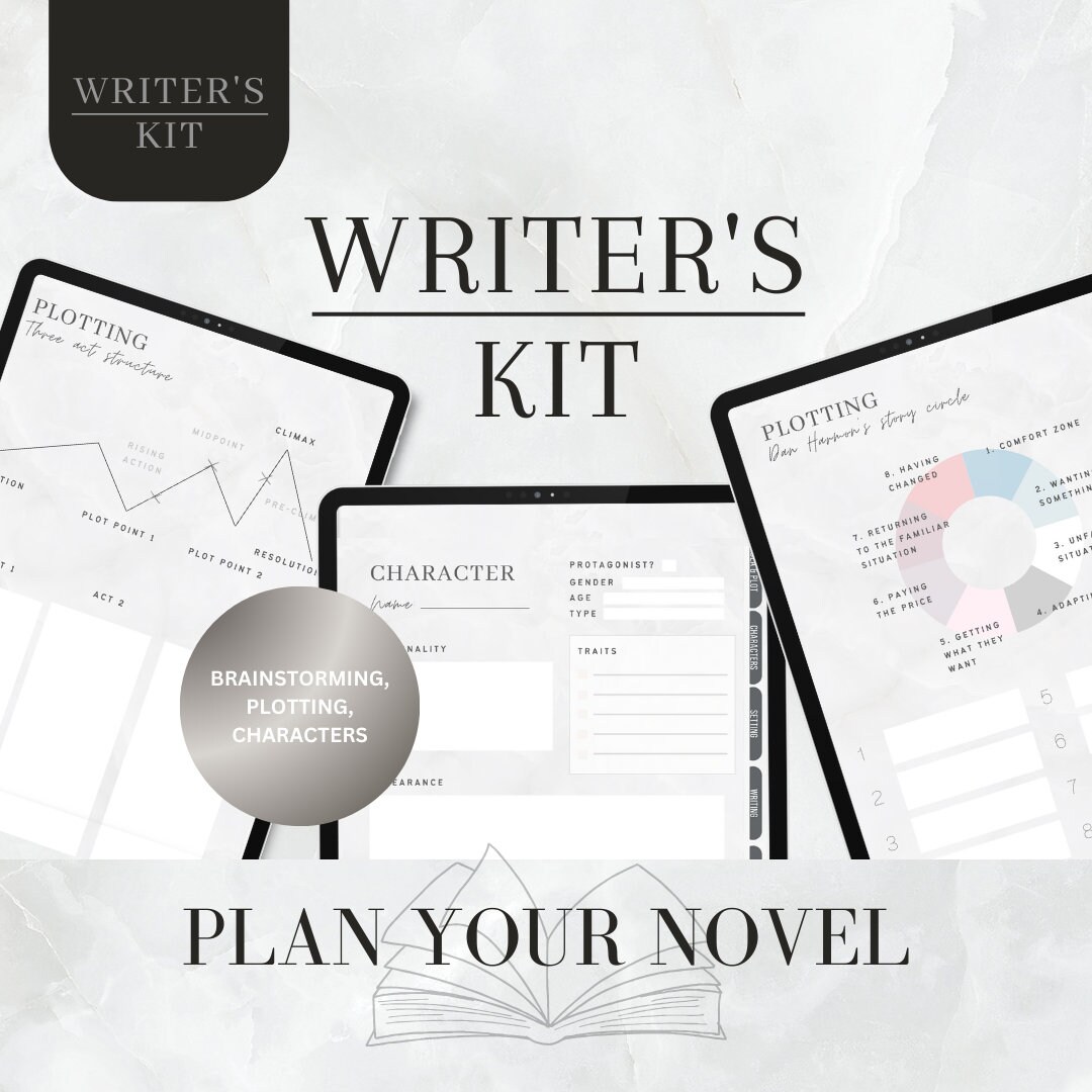 Plan and Write a Novel With This Writers' Kit Digital Planner is for ...