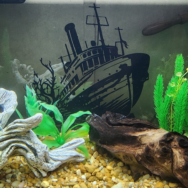 Shipwreck Aquarium Decor - Etsy