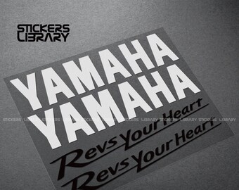 Yamaha Revs Your Heart Sticker - Etsy