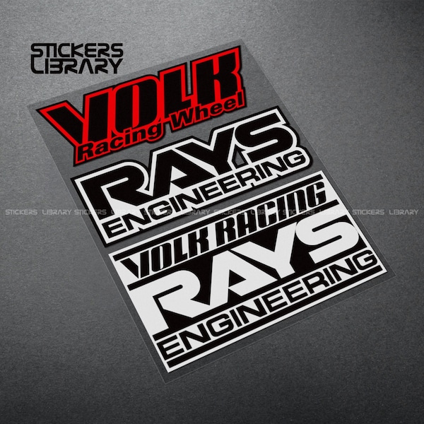 Volk Racing Wheel Decals - Etsy