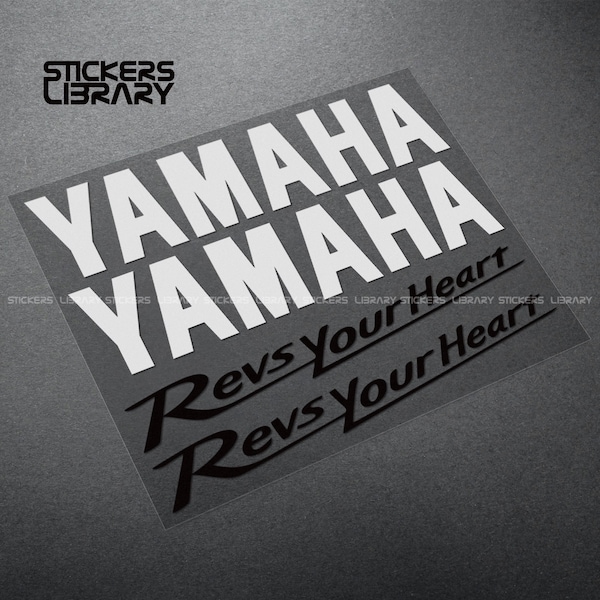 Yamaha Revs Your Heart Decal - Etsy Australia