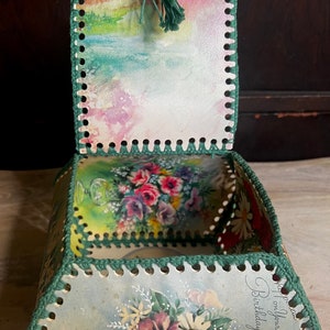 Vintage Handmade Birthday Card Box - Etsy