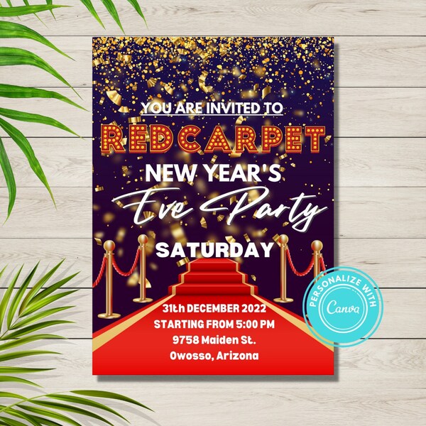 Red Carpet Party - Etsy