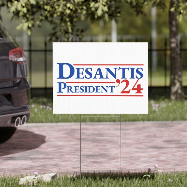 Ron Desantis President Yard Sign - Etsy