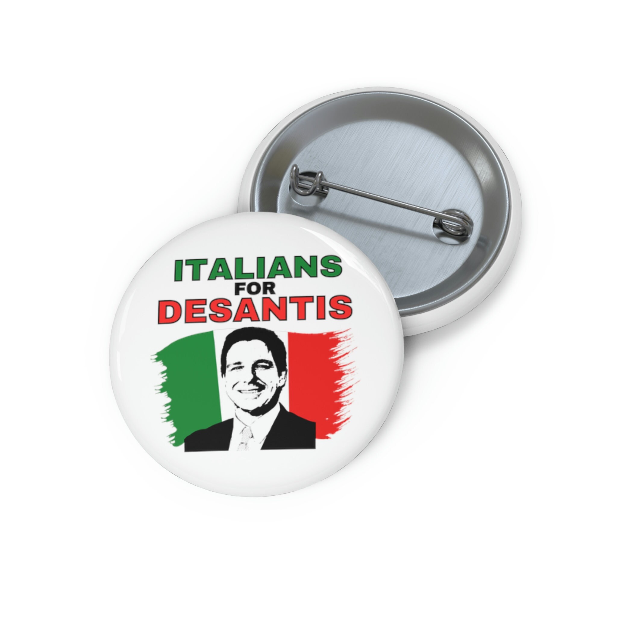 Italians for Ron Desantis for President 2024 Republican Campaign Pin ...