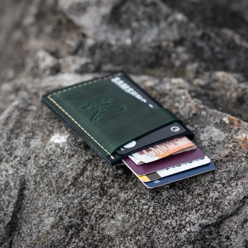 Leather Card Holder, Handmade Wallet, Slim Design, Artisan Crafted ...