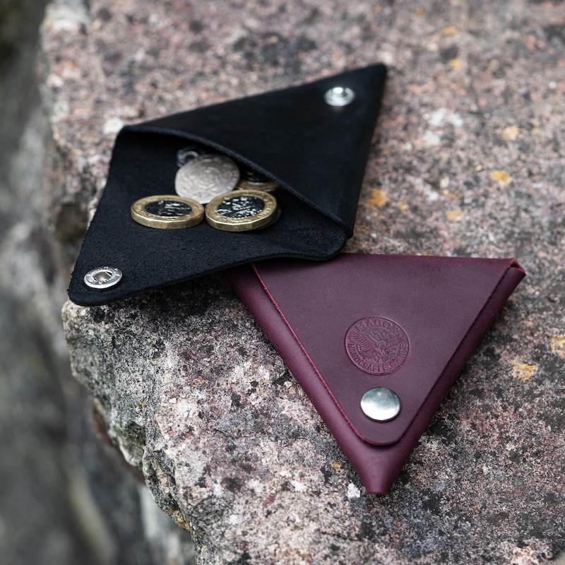 Leather Coin Bag - Etsy