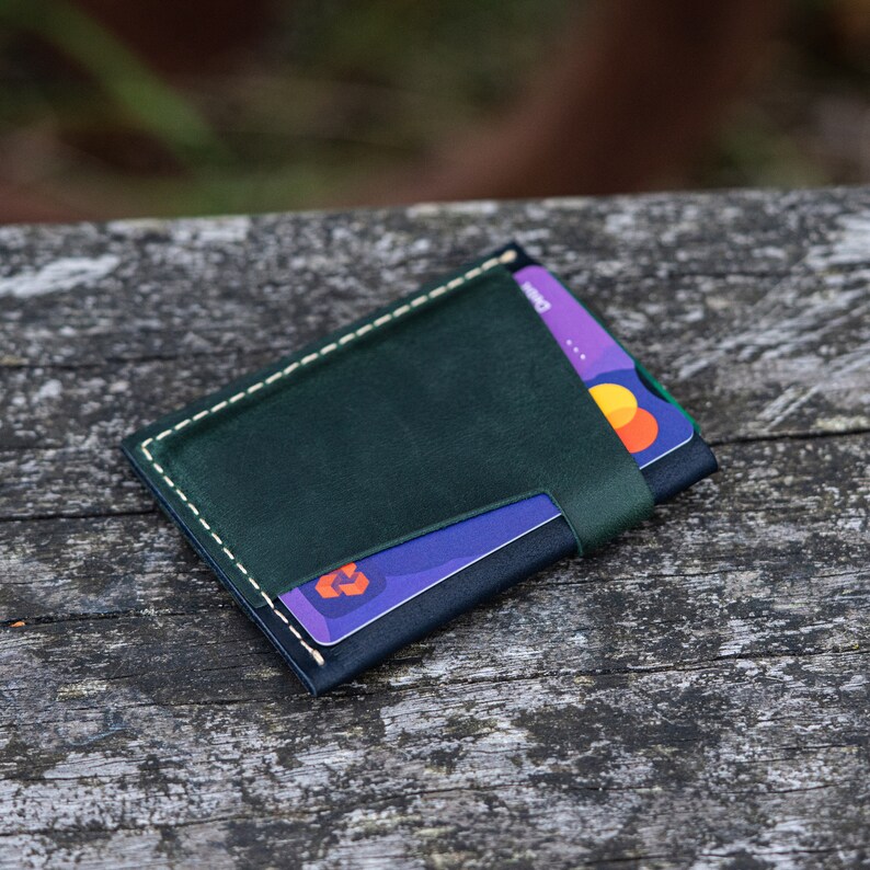 Leather Card Holder, Handmade Wallet, Slim Design, Artisan Crafted ...
