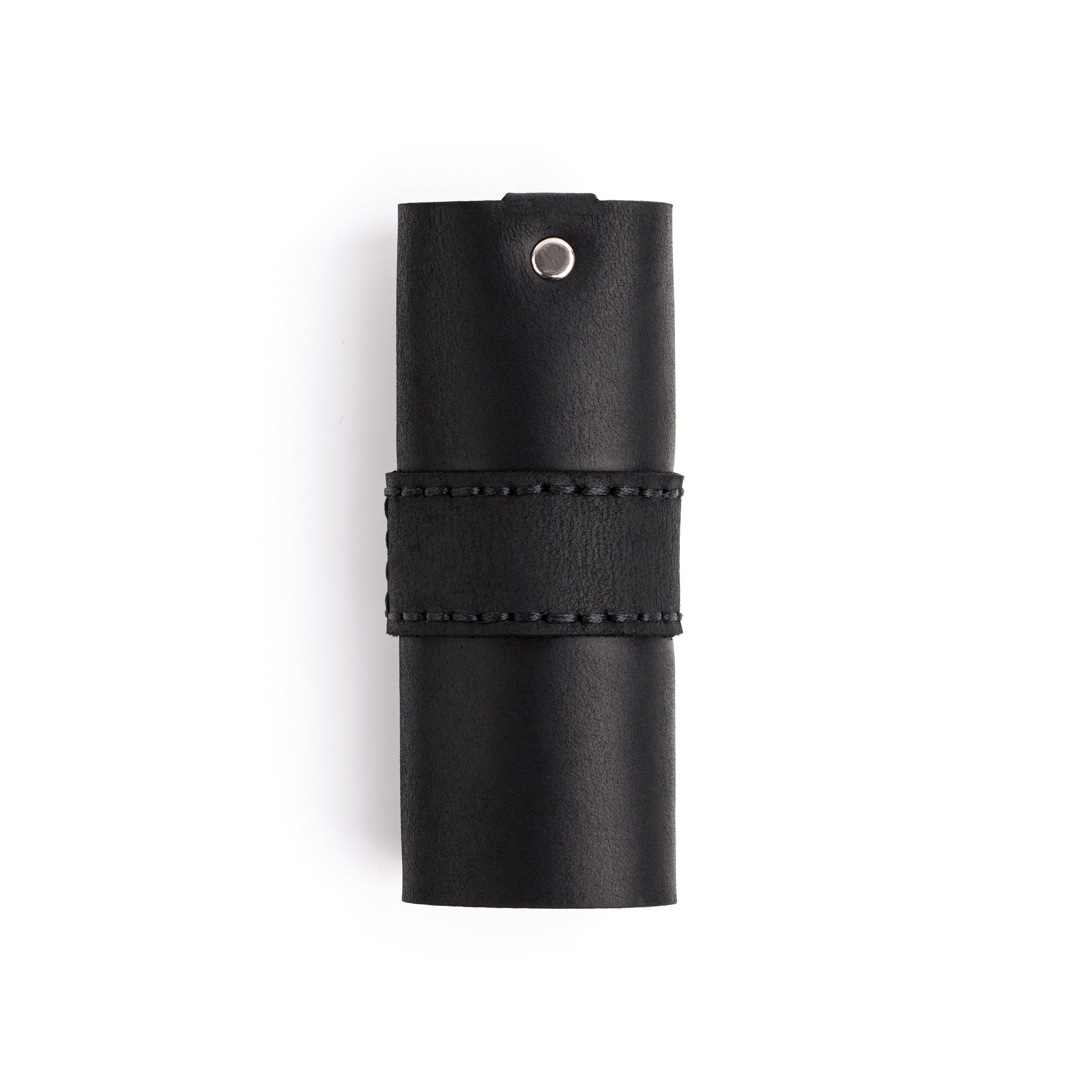 Handmade Leather Key Pouch Compact Key Holder Wallet Durable Keychain ...