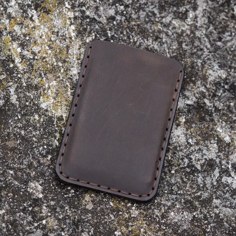 Leather Card Holder, Handmade Wallet, Slim Design, Artisan Crafted ...