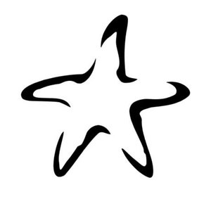 Star Wave Stencil Craft Art Laser Cut Template | Digitial Download ...