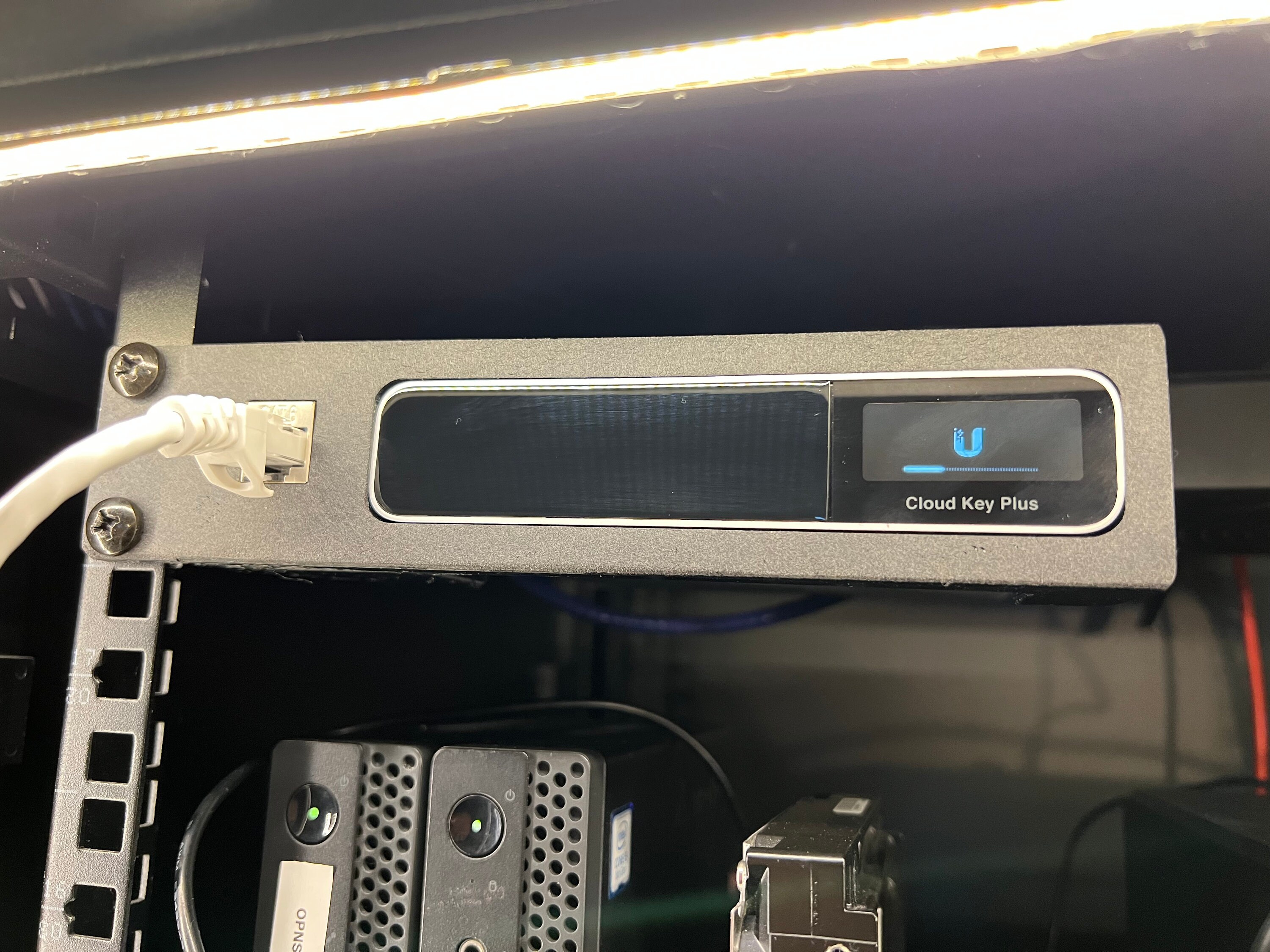 Rack Mount for Unifi Cloud Key Gen2 Plus With Keystone Slot for Front ...