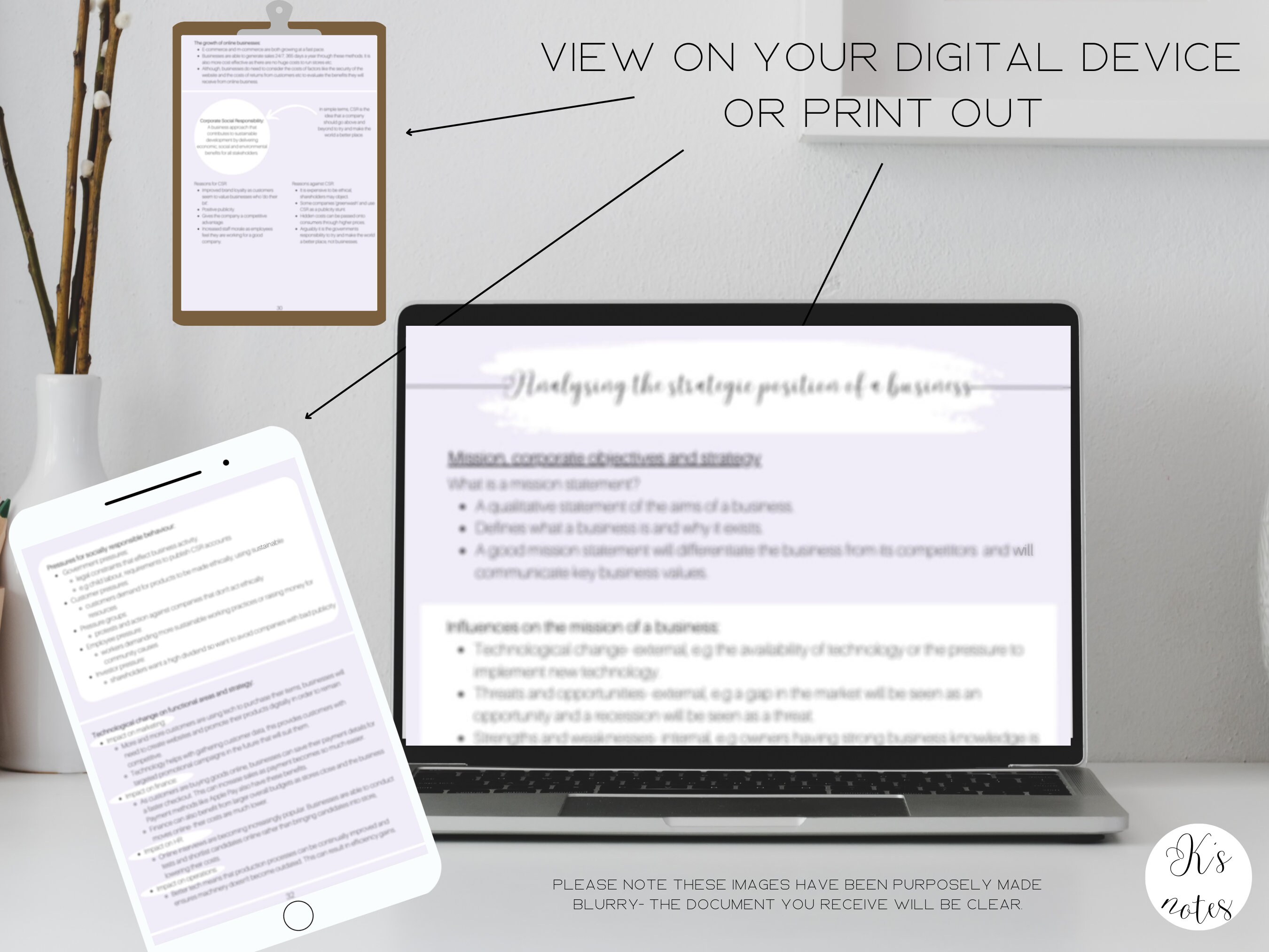 AQA Business A- Level Revision Notes for Year 2 A-level (units 7-10 ...