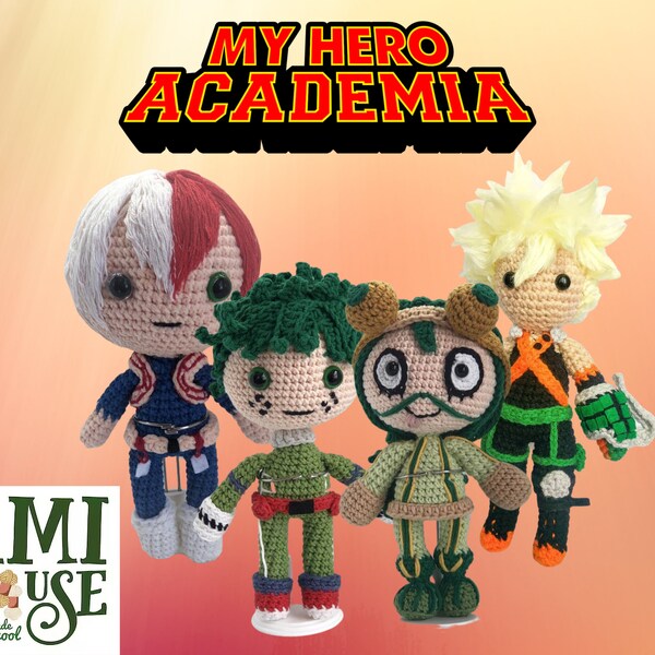 My Hero Academia Amigurumi Pattern - Etsy
