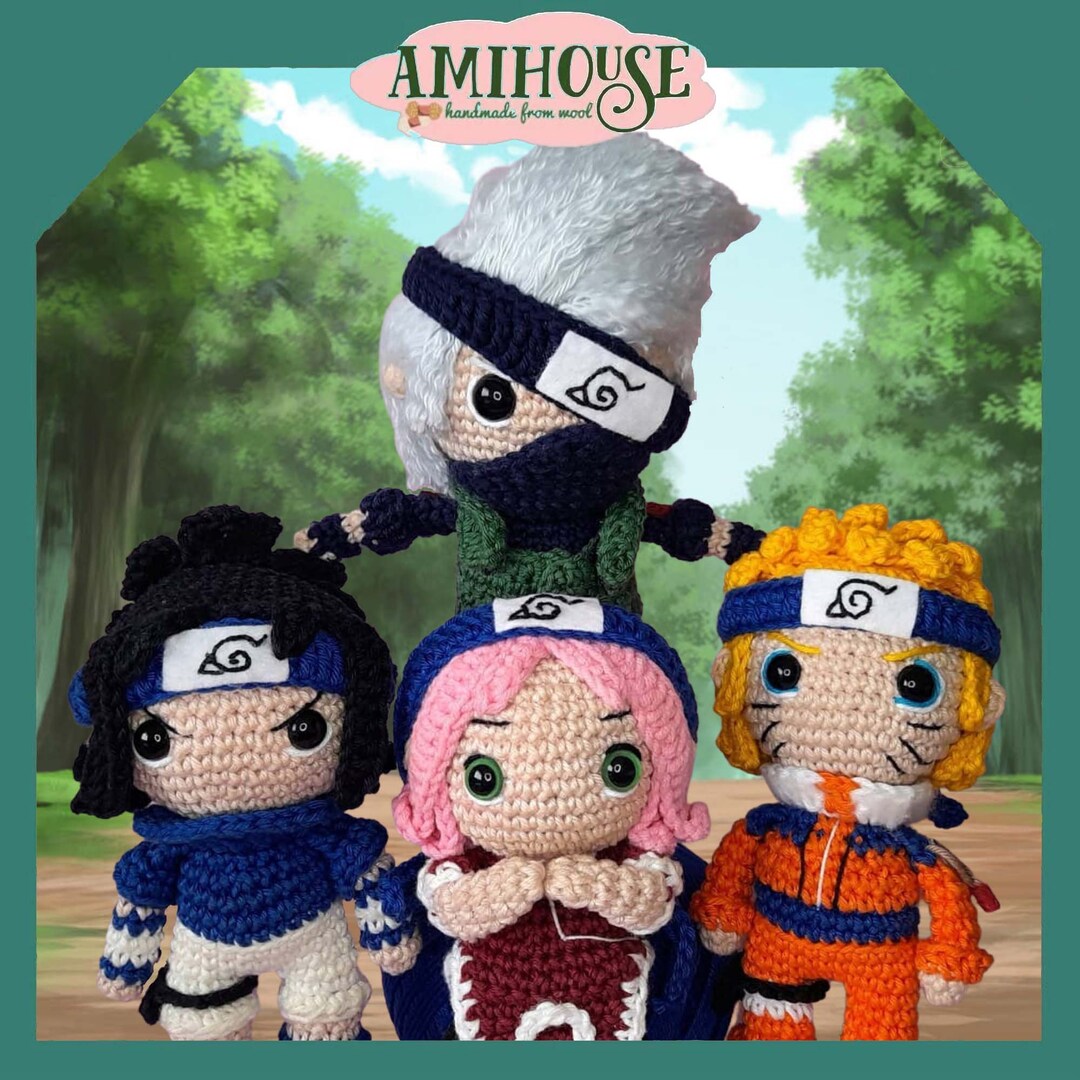 Anime Crochet Doll, Anime Character Amigurumi Doll, Crochet Doll Custom ...