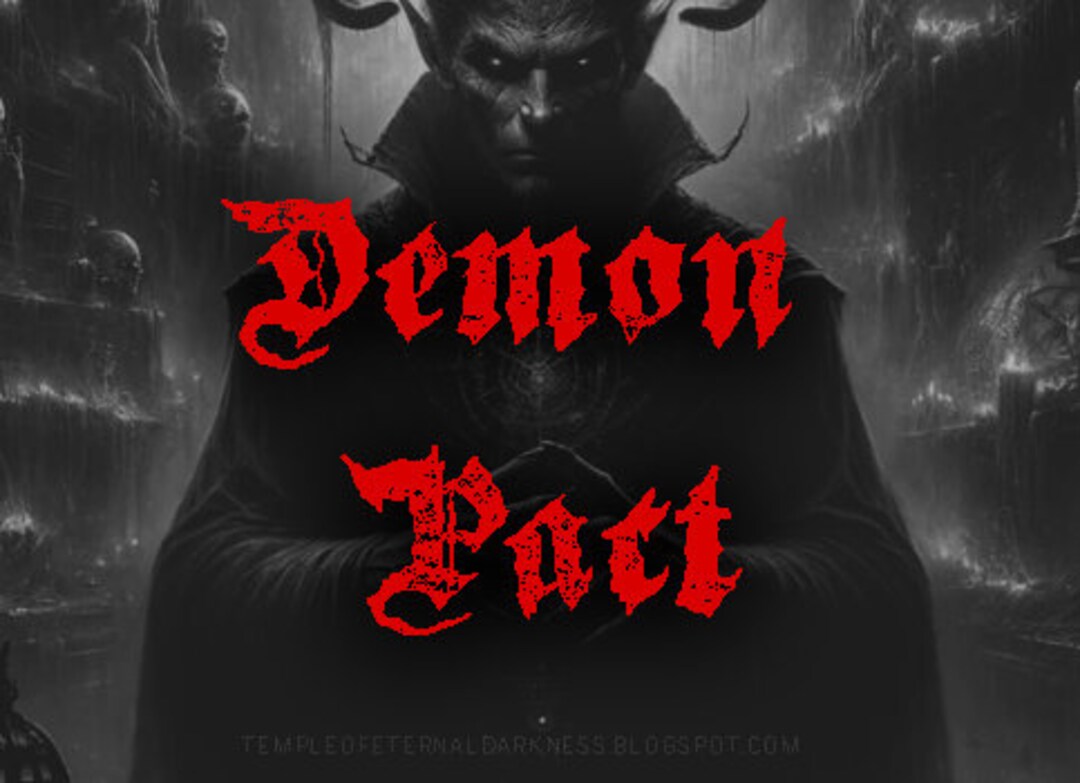 Pact With Demon Custom Choice Lucifer, Lilith, Samael, Belial ...