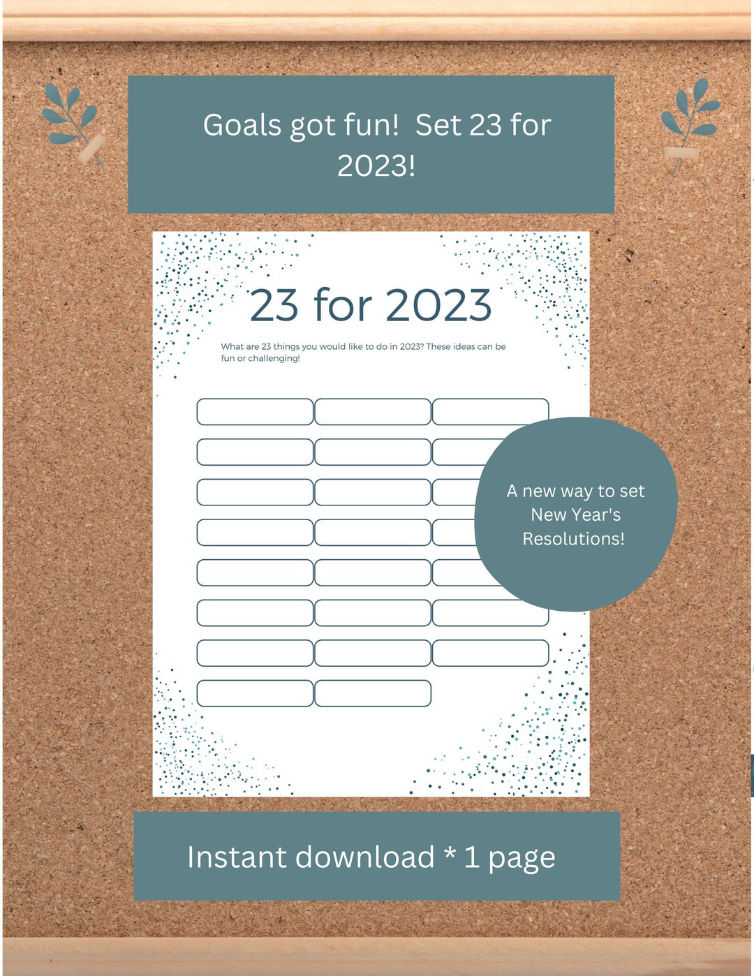 23 for 2023 Bucket List - Etsy