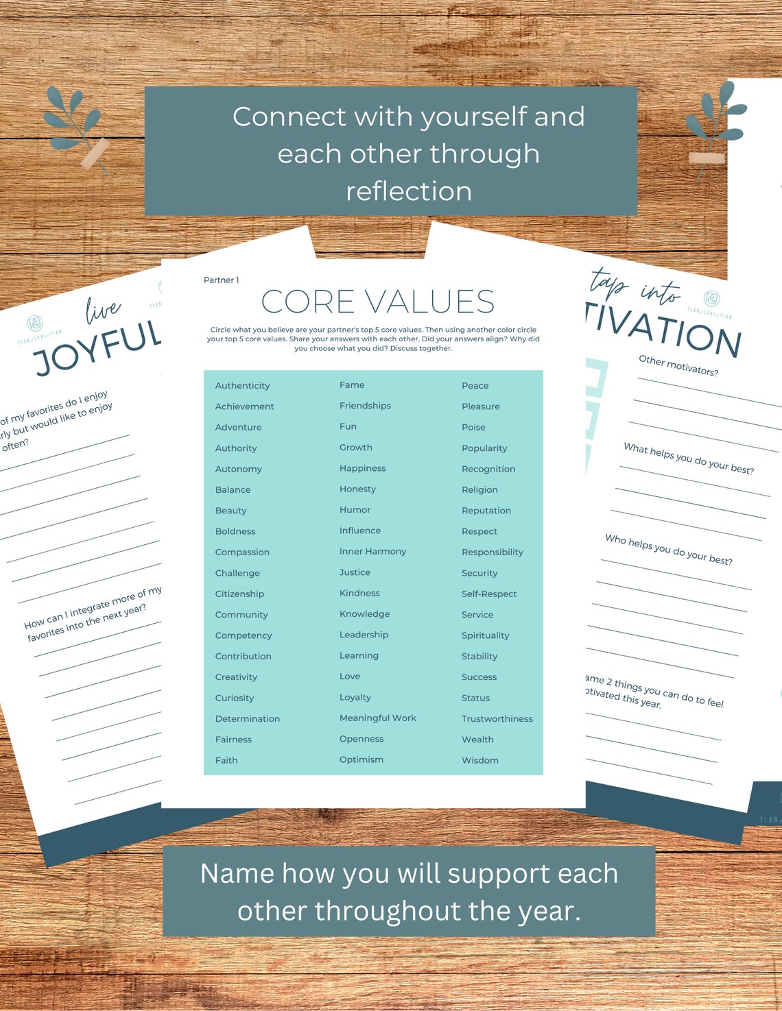 2023 Couples Goal Setting Workbook - Etsy