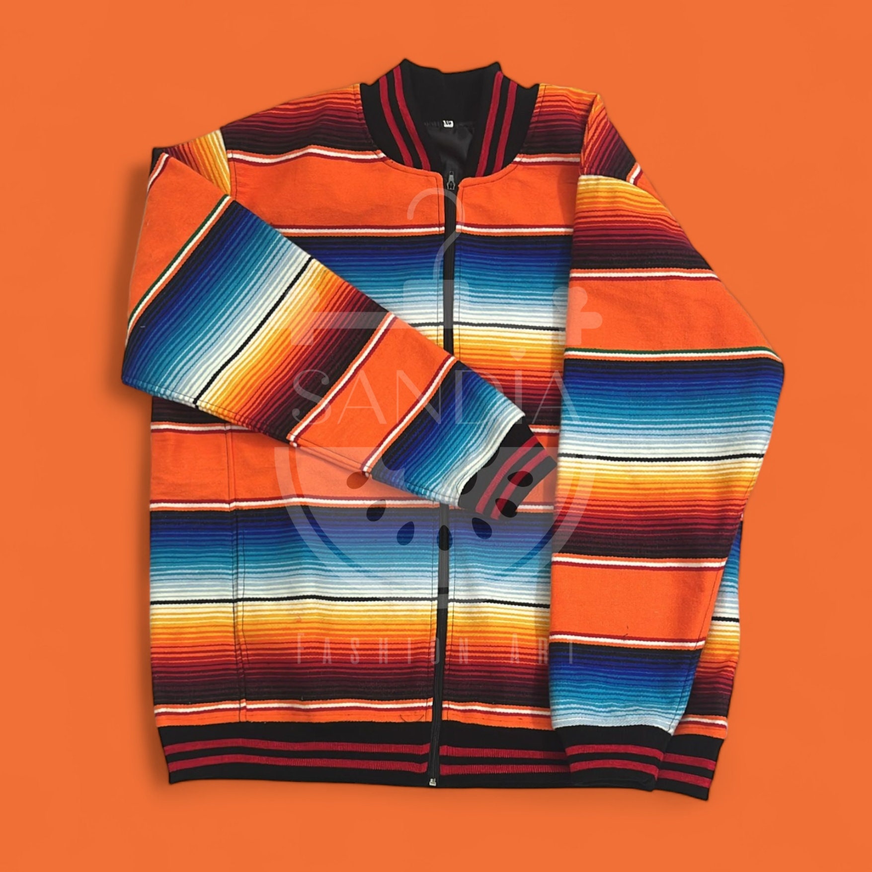 Mexican Sarape Bomber Jacket - Etsy