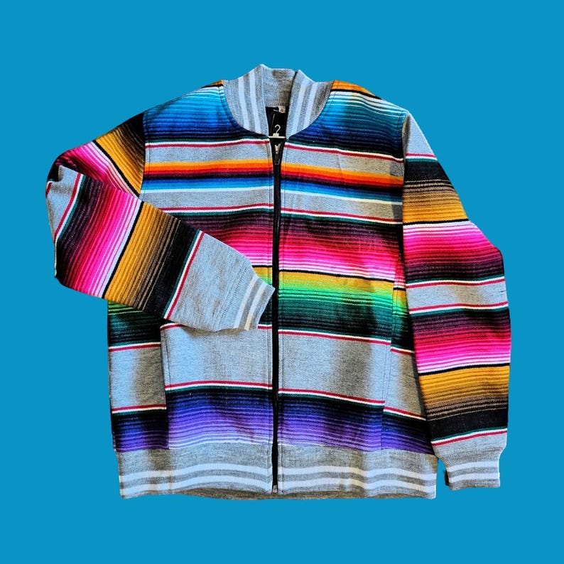 Mexican Sarape Slim Jacket - Etsy