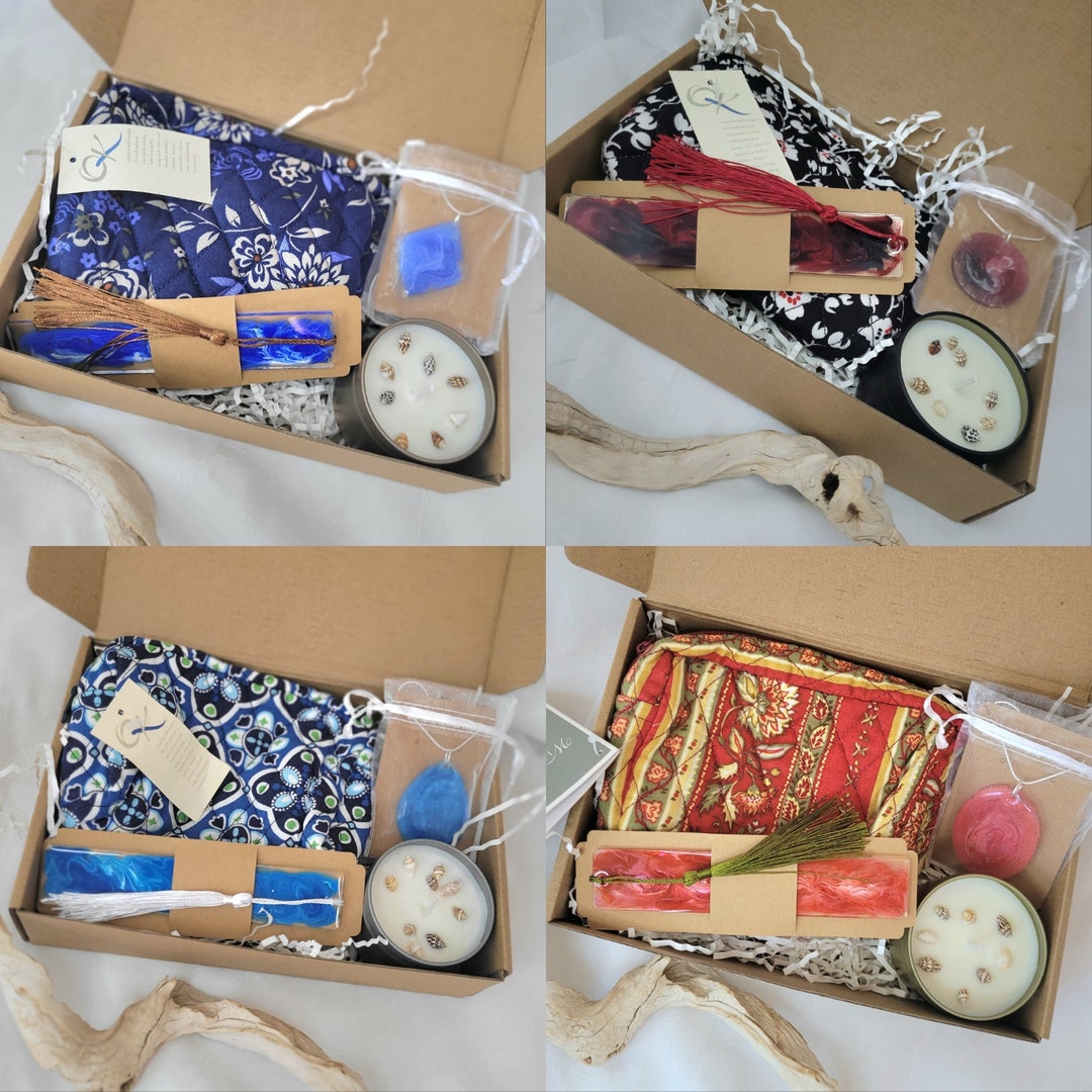 Best Friend Gift Box , Candle Gift , Personalized Bookmark ...