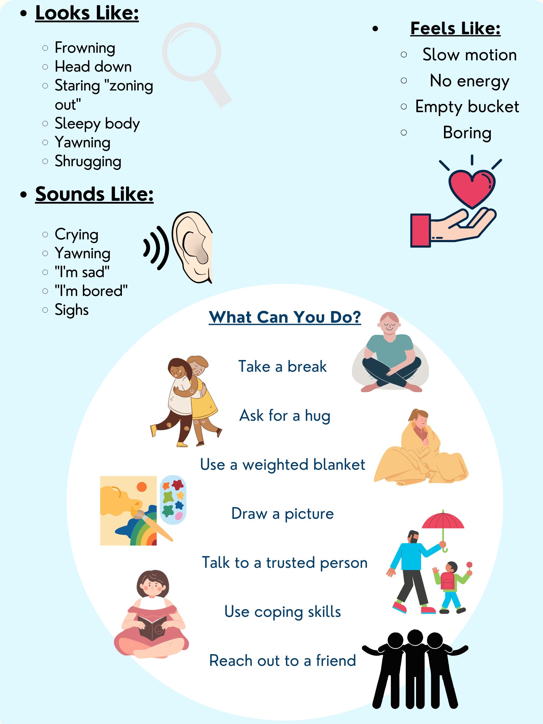 Feelings and Coping Skills Chart - Etsy