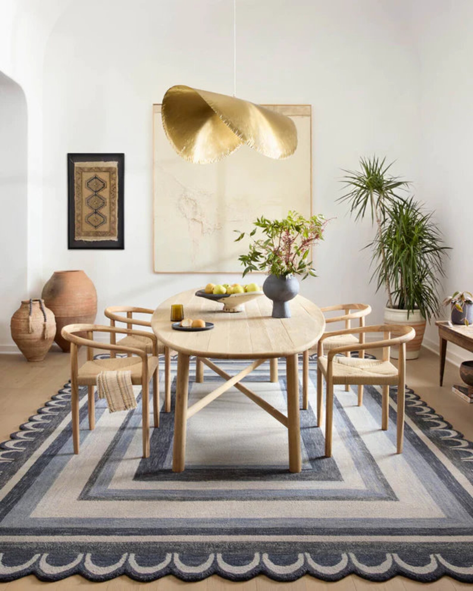 New Modern Hand Tufted Hooked Loop Pile Rug Handmade Luxury - Etsy