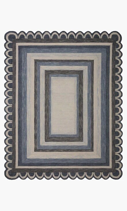 New Modern Hand Tufted Hooked Loop Pile Rug Handmade Luxury - Etsy