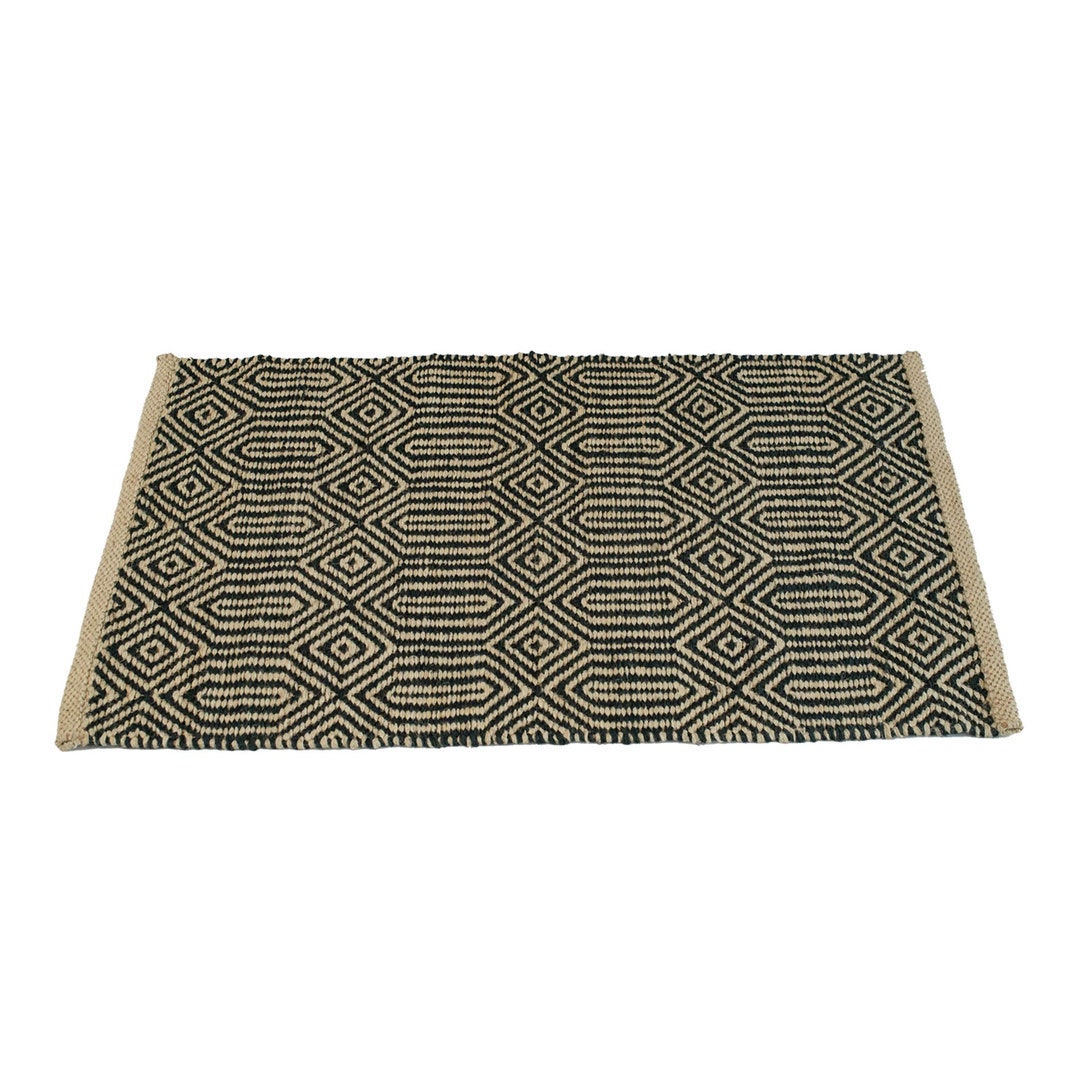 Geometric Jute Loop Shuttle Weave Durrie With Hamming for - Etsy
