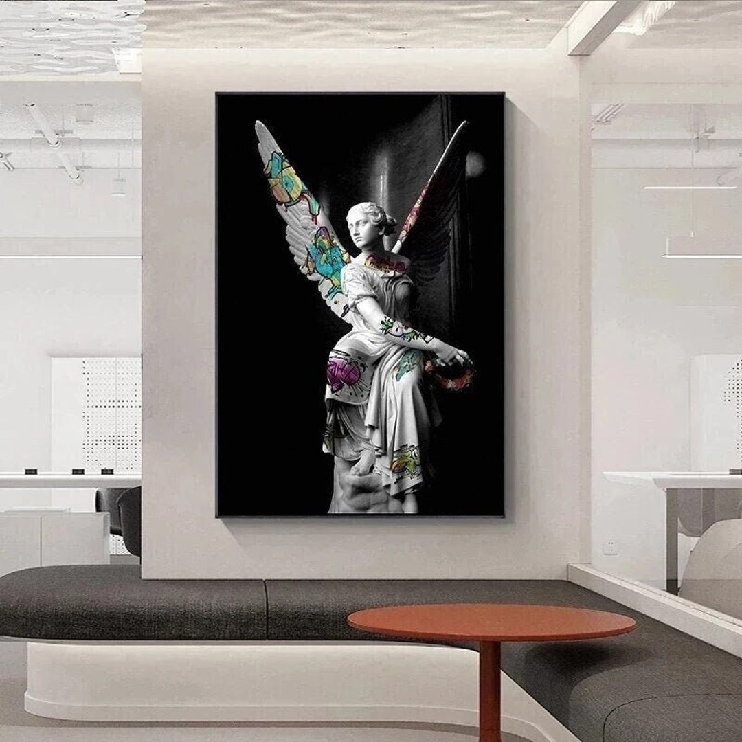 Graffiti Art Michelangelo Renaissance Renaissance Statue - Etsy Australia