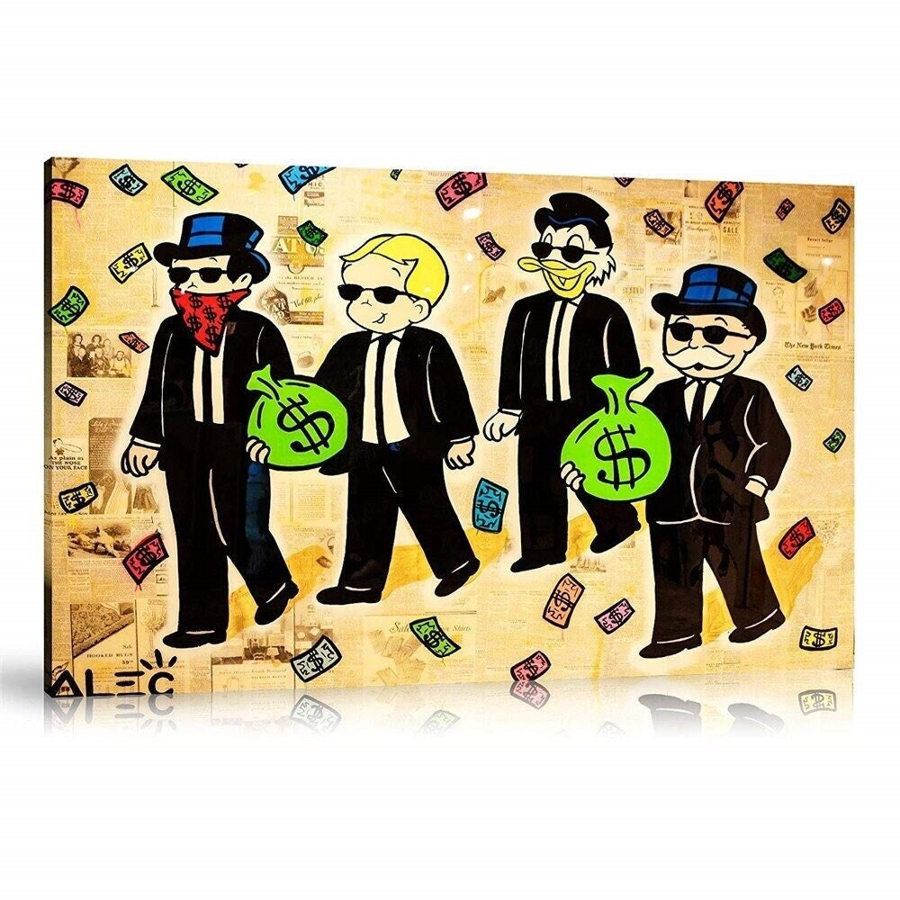 Monopoly Canvas Posters and Prints, 'see No Evil, Hear No Evil, Speak ...