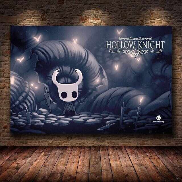 Hollow Knight Fan-made Canvas Perfect Wall Decor for Gamers and Fans ...