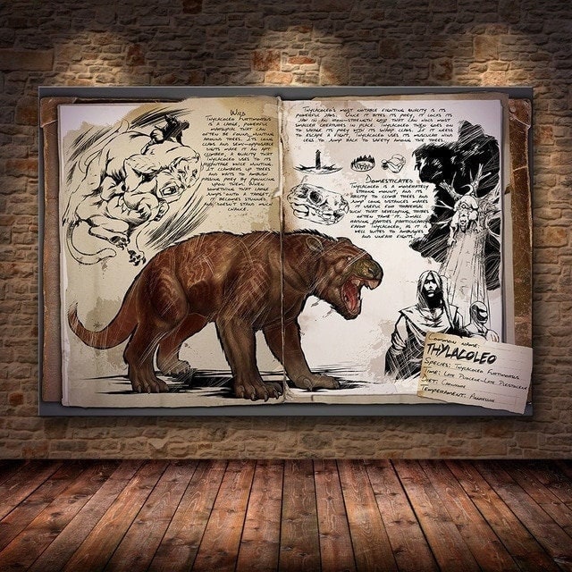 Ark Survival Evolved Poster Game Poster for Fans of Ark Survival Game ...