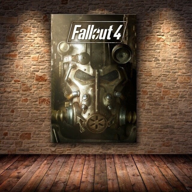 Fallout Game Poster Fan-made Canvas Poster Wall Decor Canvas Print Room ...